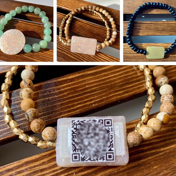Qr Code Bracelet - Etsy