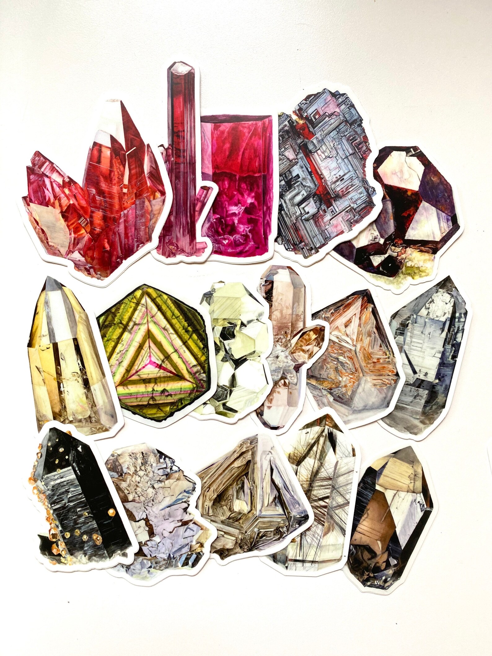 Pack of Every Crystal Sticker 40 Vinyl Mineral Stickers - Etsy