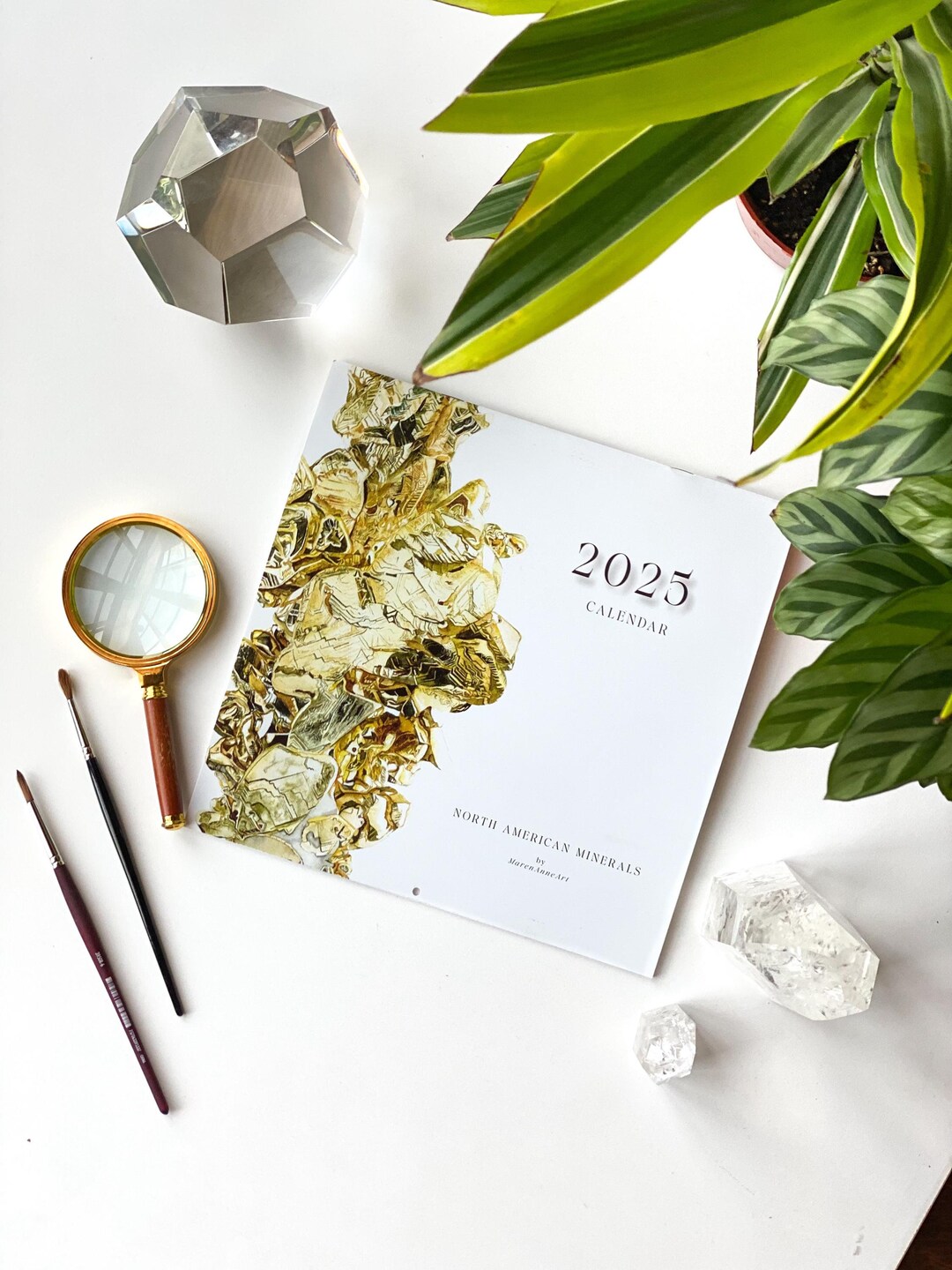 2025 Mineral Painting Calendar North American Minerals Watercolor ...