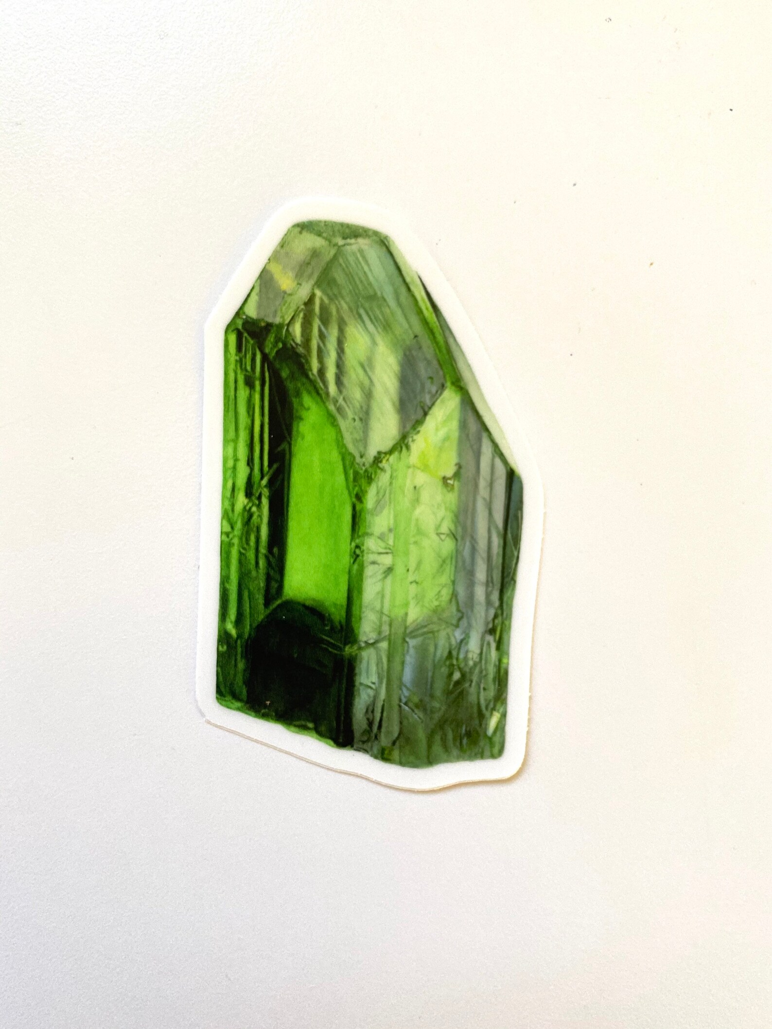Peridot Sticker- Birthstone Sticker, Burmese Peridot Specimen,crystal ...