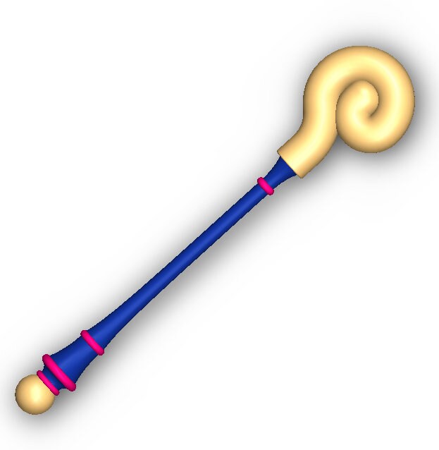 Dark Magician Girl Staff Inspired 3D Model for 3D Printing - Etsy