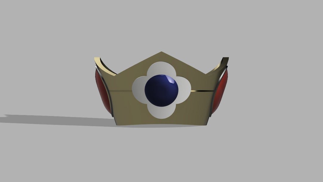 Super Mario Inspired Daisy Crown 3D Model for 3D Printing - Etsy