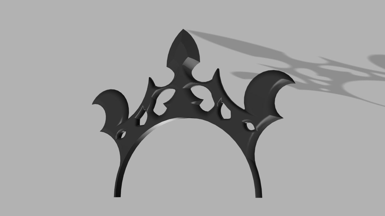 Fate Grand Order Inspired Ereshkigal Crown 3D Model for 3D Printing - Etsy