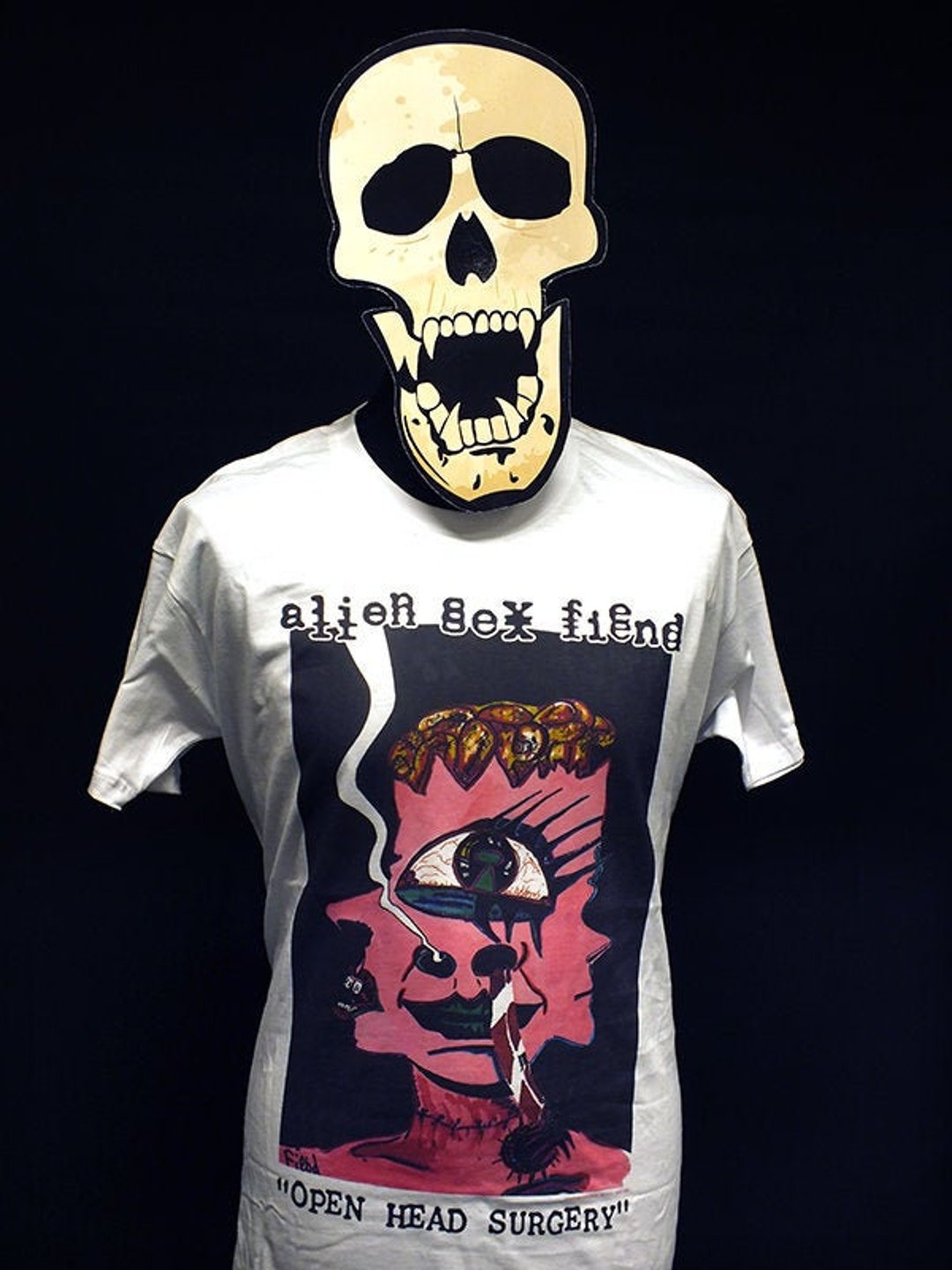 Alien Sex Fiend Open Head Surgery T Shirt Etsy