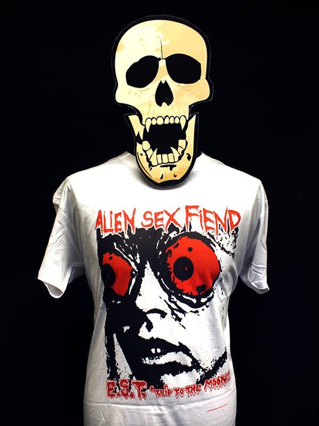 Alien Sex Fiend E S T Trip To The Moon T Shirt Etsy