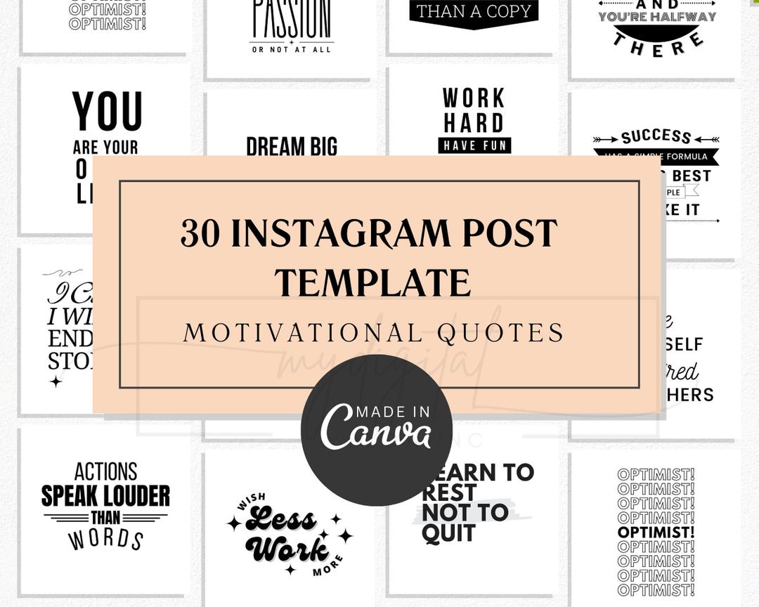 30 Instagram Quotes Template, Editable Quotes Templates, Instagram Post ...