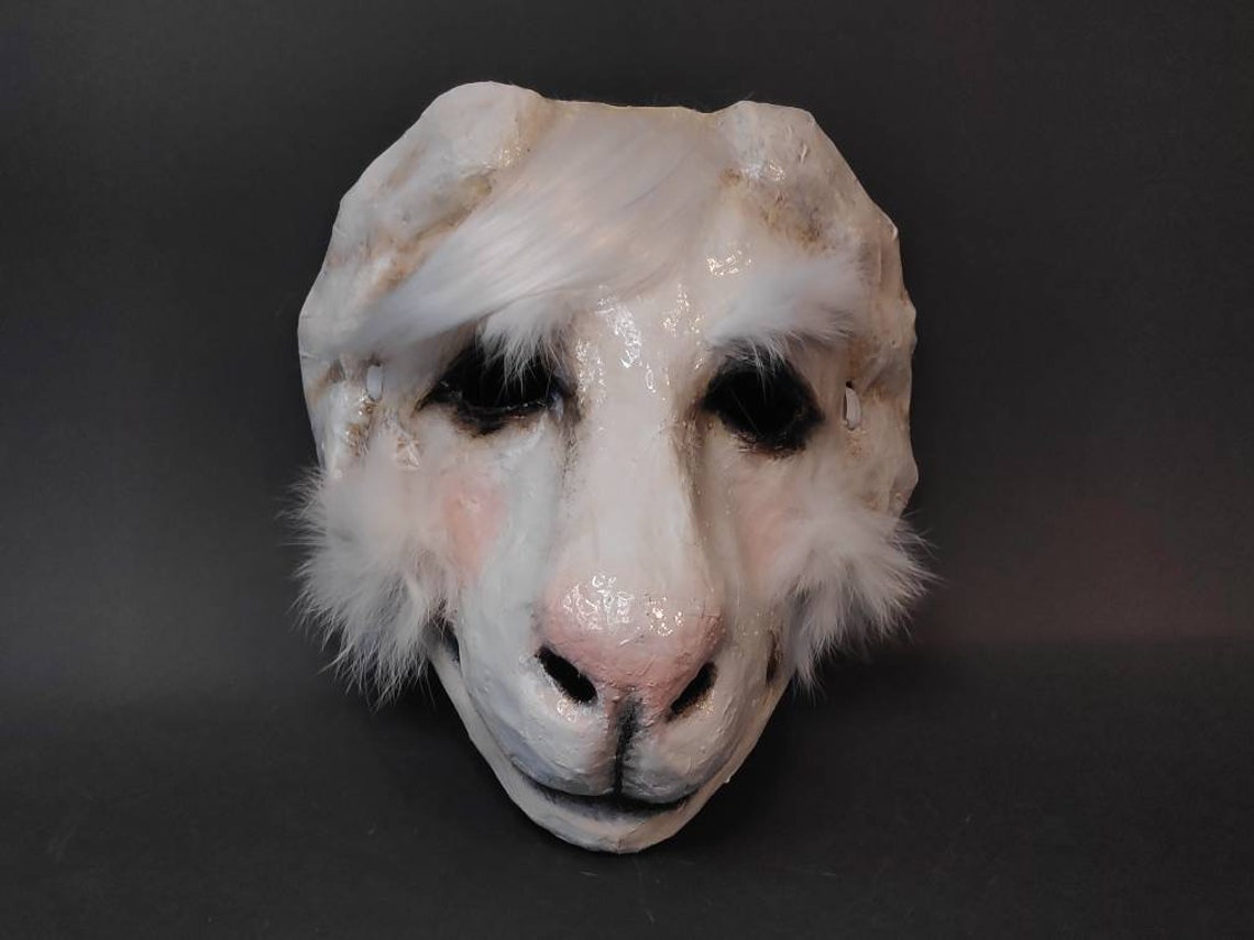 Sheep Mask Goat Mask Animal Mask Pape Mache Mask Halloween - Etsy