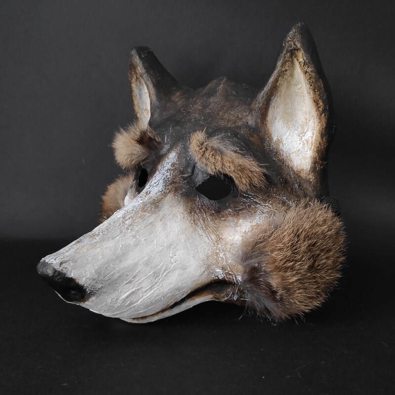 Wolf Mask - Etsy