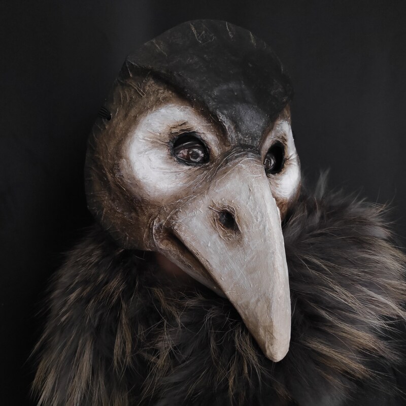 Crow Mask - Etsy