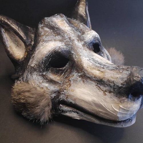 Handsome English Bulldog Paper Mache Dog Mask Bulldog Mask - Etsy Israel
