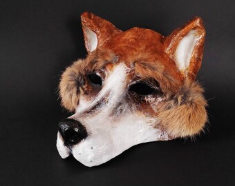Scary Fox Mask - Etsy