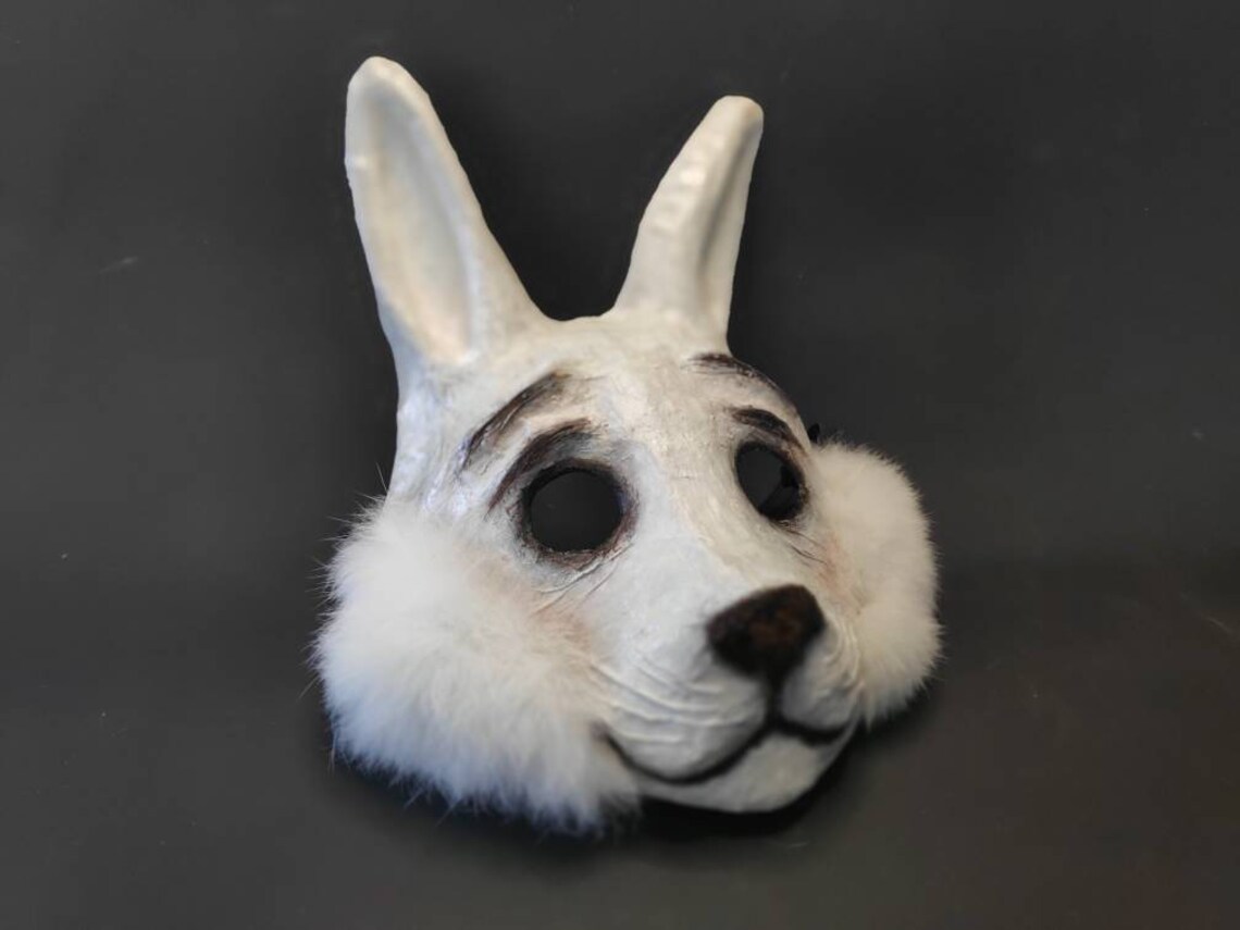 Rabbit Mask Bunny Mask Masquerade Mask Halloween Mask Carnival - Etsy