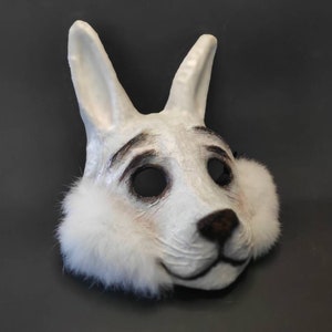 Rabbit Mask Bunny Mask Masquerade Mask Halloween Mask Carnival - Etsy