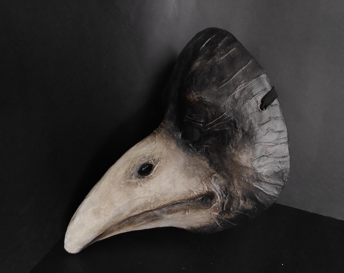 Raven Mask Crow Mask Plague Doctor Mask Scary Mask Bird Mask Masquerade ...