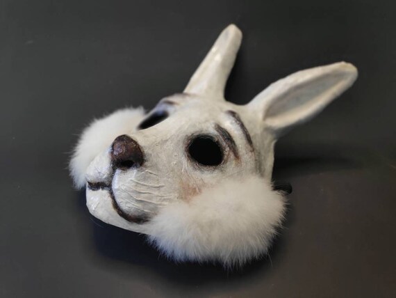 Rabbit Mask Bunny Mask Masquerade Mask Halloween Mask Carnival - Etsy