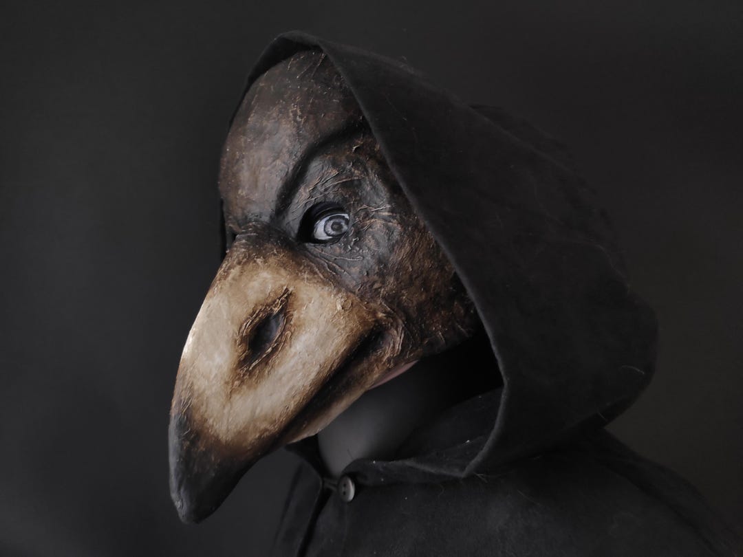 Raven Mask, Plague Doctor Mask, Carnival Mask, Halloween Mask, Mardi ...