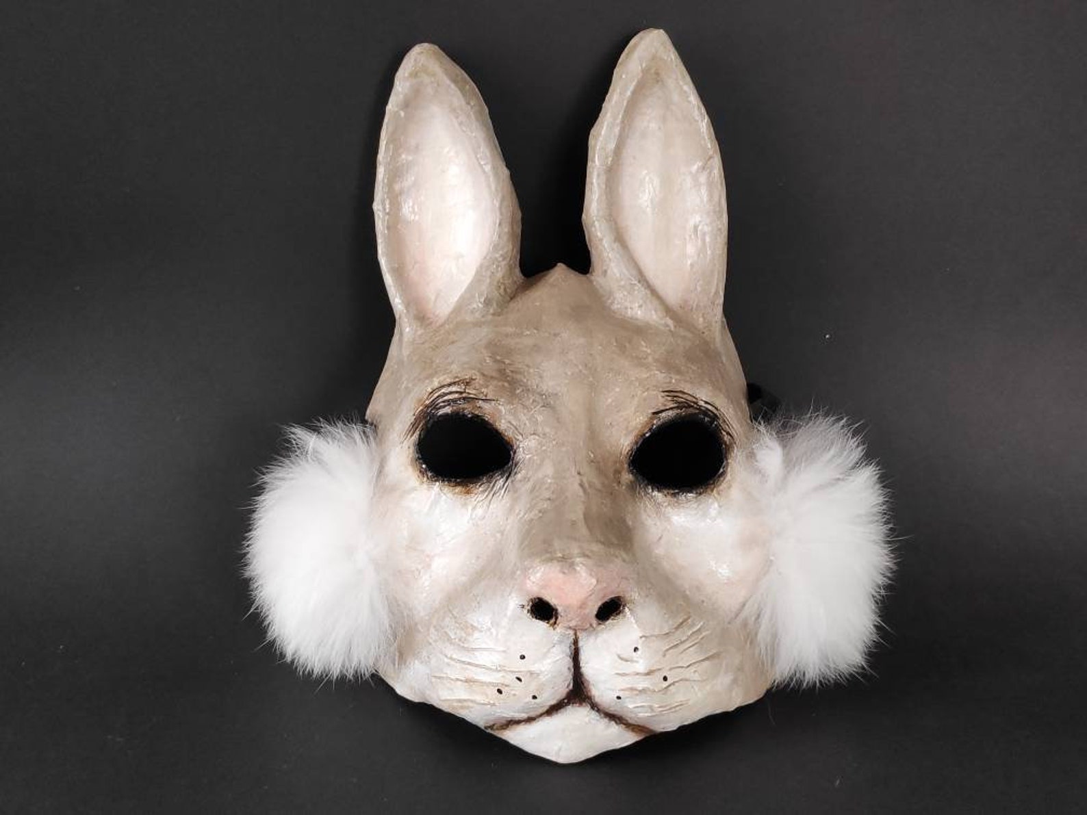 Bunny Mask Hare Mask Rabbit Mask Masquerade Mask Halloween | Etsy