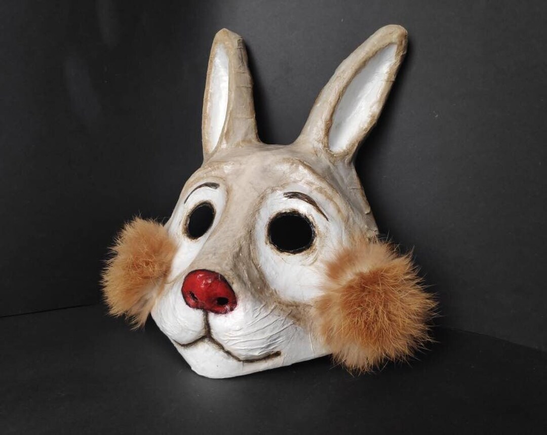 Rabbit Mask Bunny Mask Masquerade Mask Halloween Mask Carnival Mask - Etsy