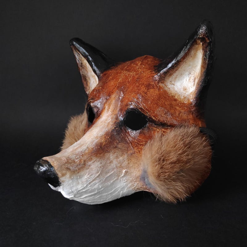 Red Fox Therian Mask - Etsy