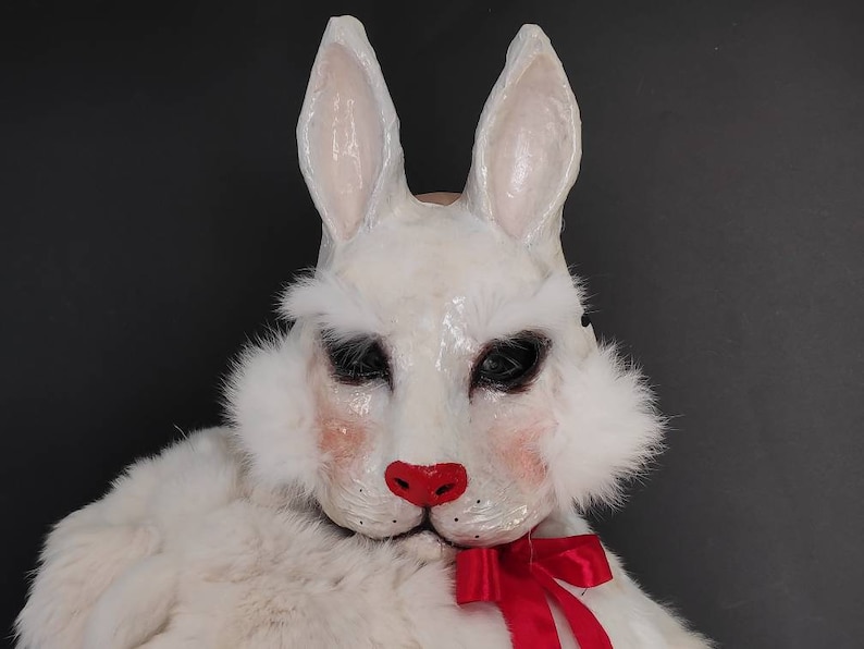 Rabbit Mask Hare Mask Bunny Mask Animal Mask Masquerade Mask - Etsy