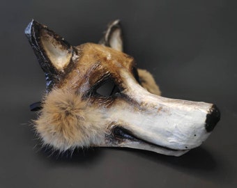 Scary Fox Mask - Etsy