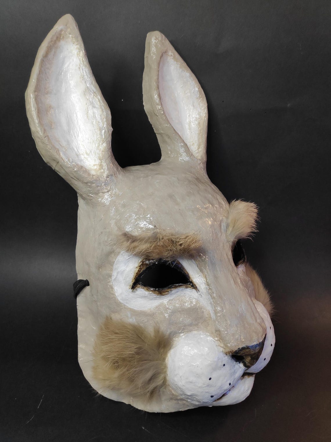 Paper Mache Rabbit Mask, Halloween Costume - Etsy