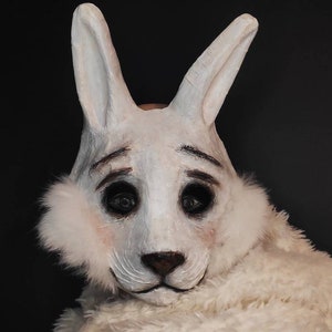 Rabbit Mask Bunny Mask Masquerade Mask Halloween Mask Carnival - Etsy