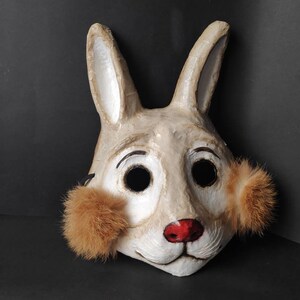 Rabbit Mask Bunny Mask Masquerade Mask Halloween Mask Carnival Mask - Etsy