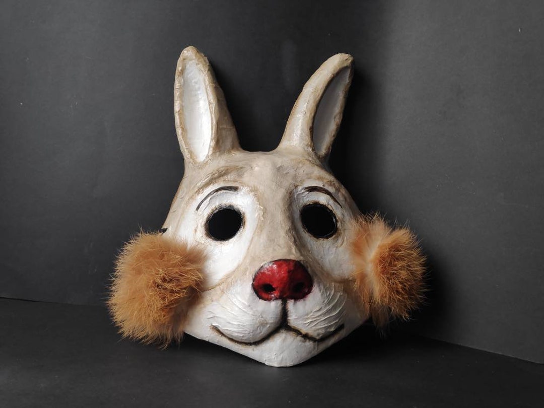 Rabbit Mask Bunny Mask Masquerade Mask Halloween Mask Carnival - Etsy