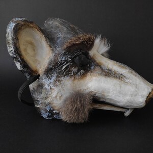 Mouse Mask, Rat Mask, Funny Mouse Mask, Paper Mache Mask, Halloween ...