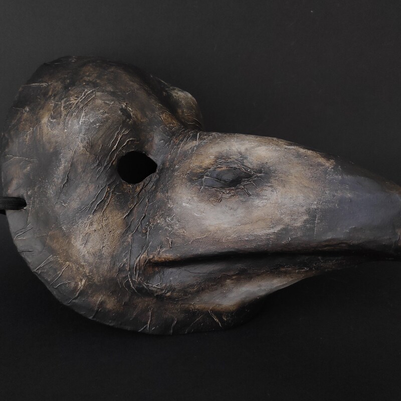Crow Mask - Etsy