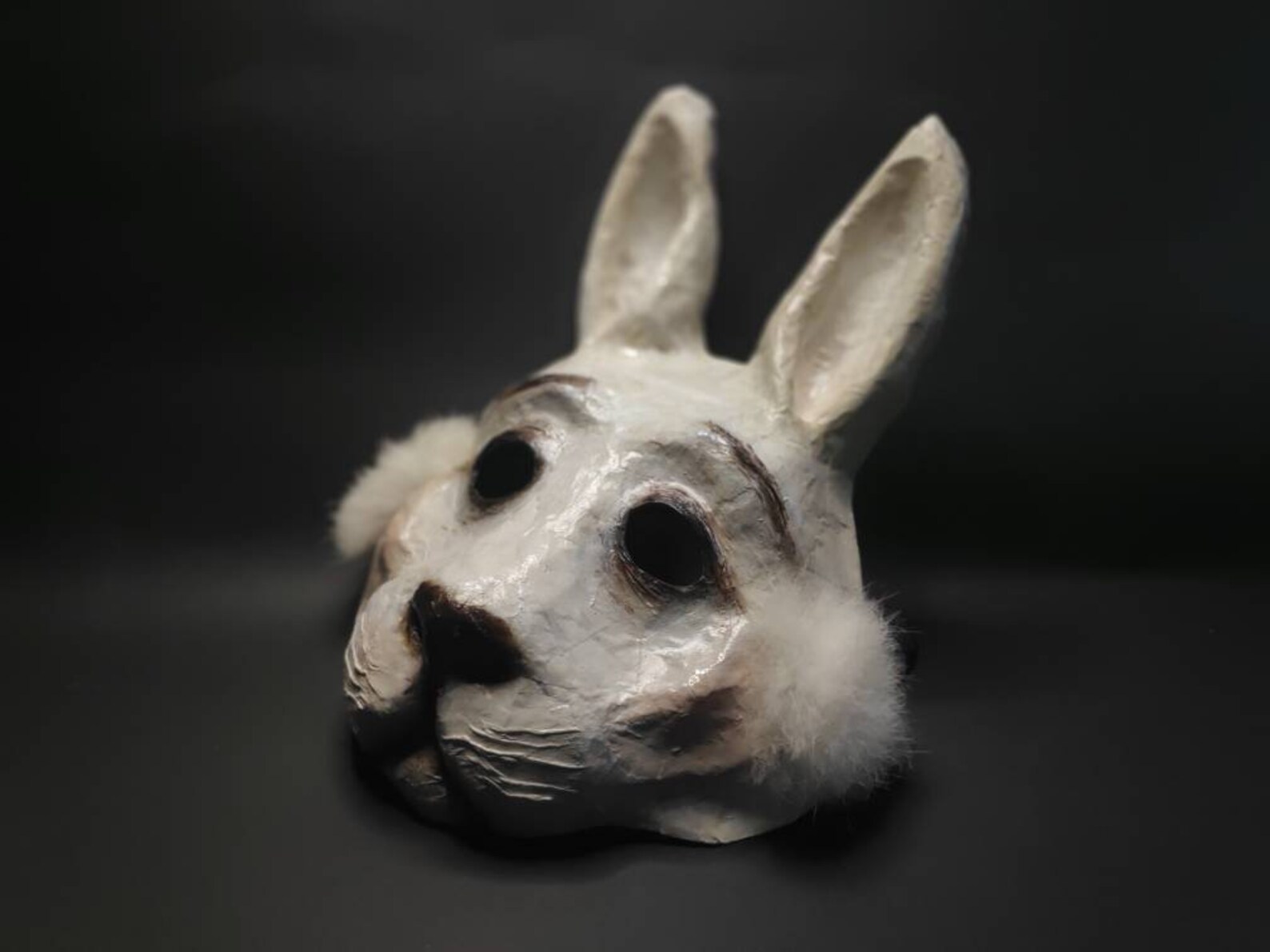 Masquerade Mask Rabbit Mask Bunny Mask Paper Mache Mask - Etsy