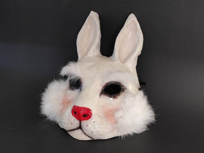 Rabbit Mask Hare Mask Bunny Mask Animal Mask Masquerade Mask - Etsy