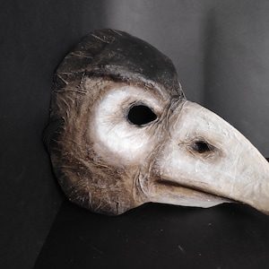Bird Mask Sparrow Mask Paper Mache Mask Halloween Mask - Etsy