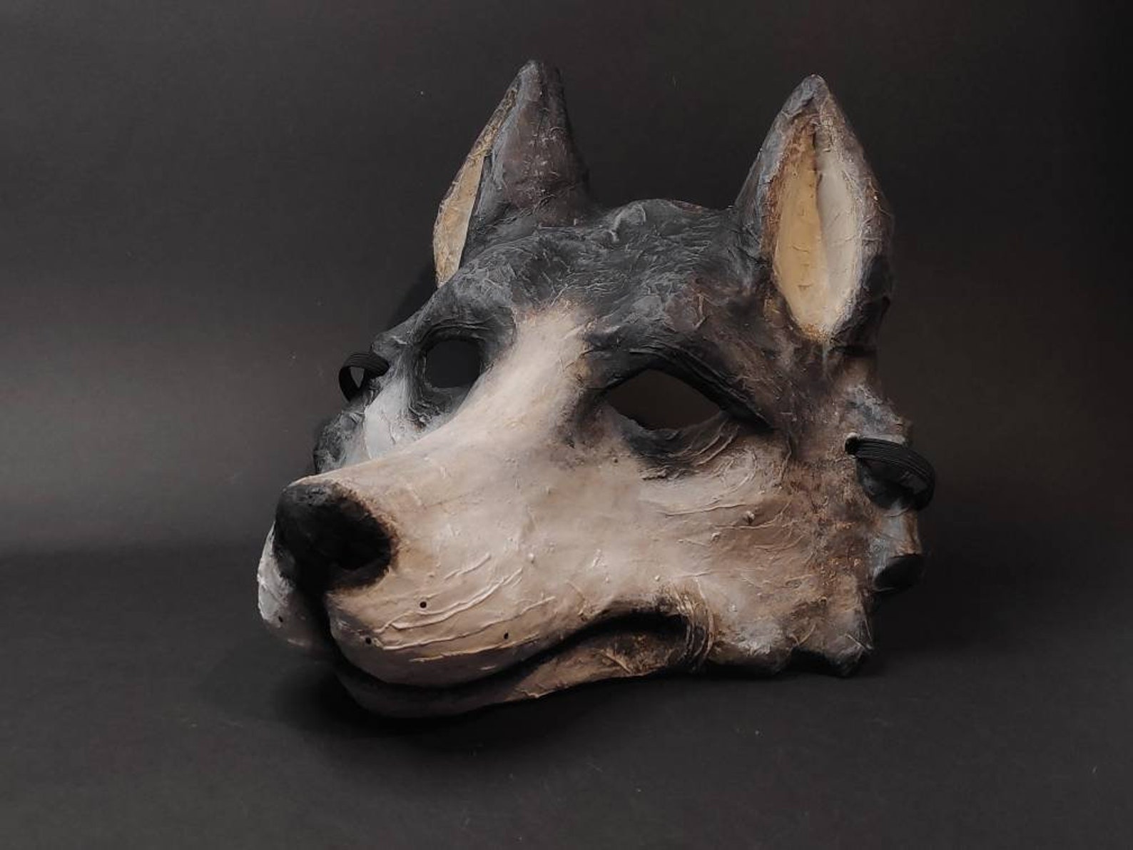 Wolf mask Masquerade mask Scary mask Halloween mask | Etsy