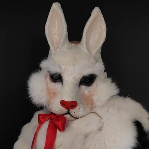 Rabbit Mask Hare Mask Bunny Mask Animal Mask Masquerade Mask - Etsy