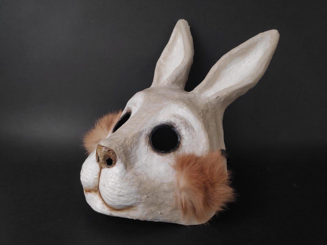 Rabbit Mask Bunny Mask Masquerade Mask Halloween Mask Carnival Mask ...