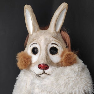 Rabbit Mask Bunny Mask Masquerade Mask Halloween Mask Carnival Mask - Etsy