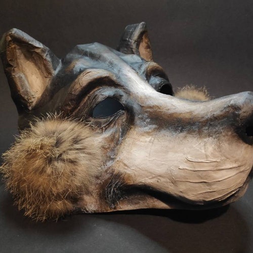 Handsome English Bulldog Paper Mache Dog Mask Bulldog Mask - Etsy Israel
