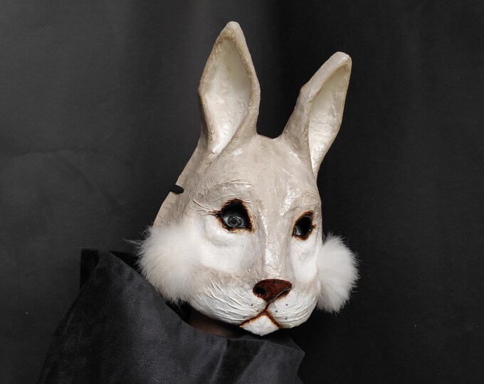 Bunny Mask Hare Mask Rabbit Mask Masquerade Mask Halloween - Etsy