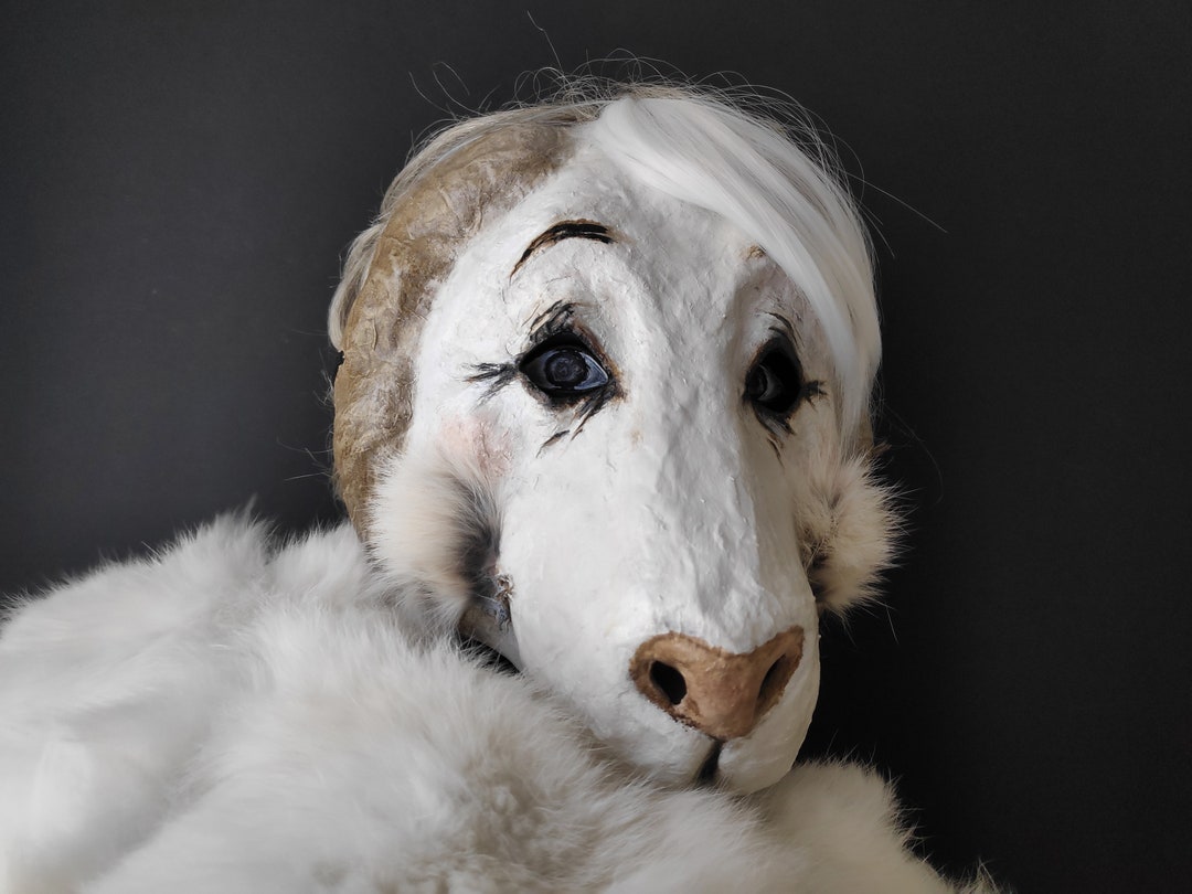 Sheep Mask, Goat Mask, Animal Mask, Carnival Mask, Face Mask, Adult ...