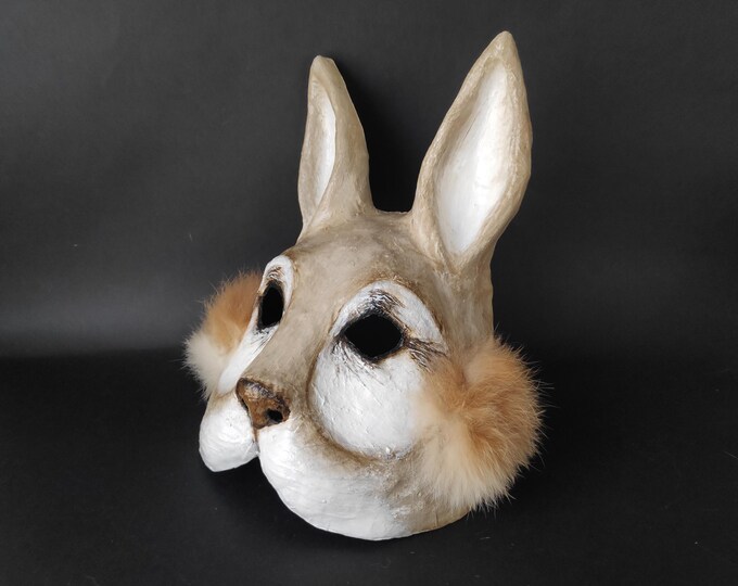 Rabbit Mask Hare Mask Bunny Mask Animal Mask Masquerade Mask Carnival ...