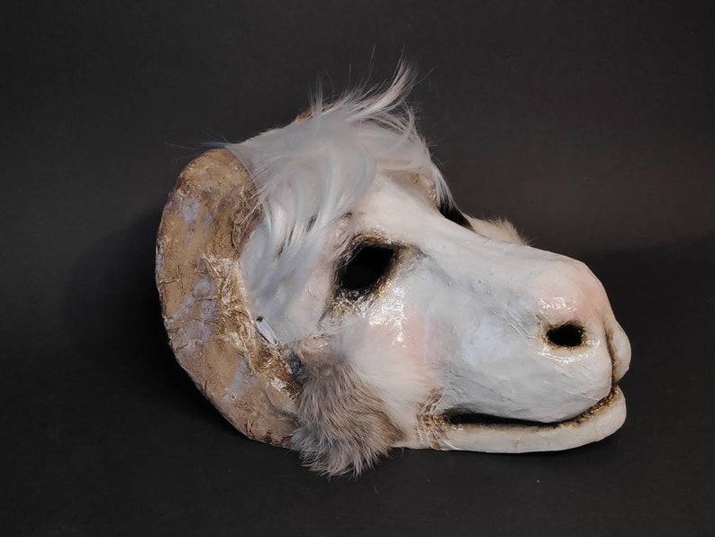 Masquerade mask Sheep Mask Paper mache mask Halloween mask | Etsy
