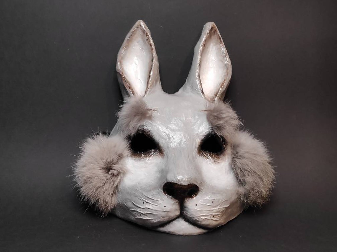 Rabbit Mask Hare Mask Bunny Mask Animal Mask Funny Mask - Etsy