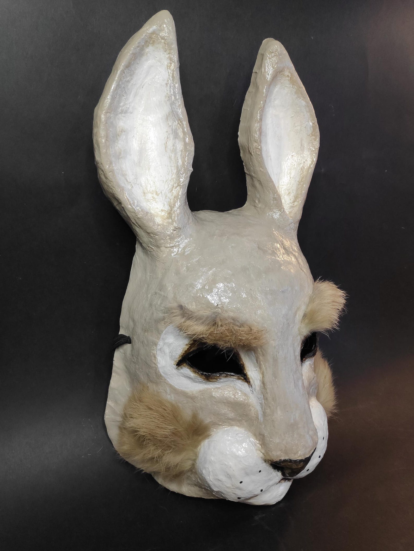 Paper Mache Rabbit Mask, Halloween Costume - Etsy
