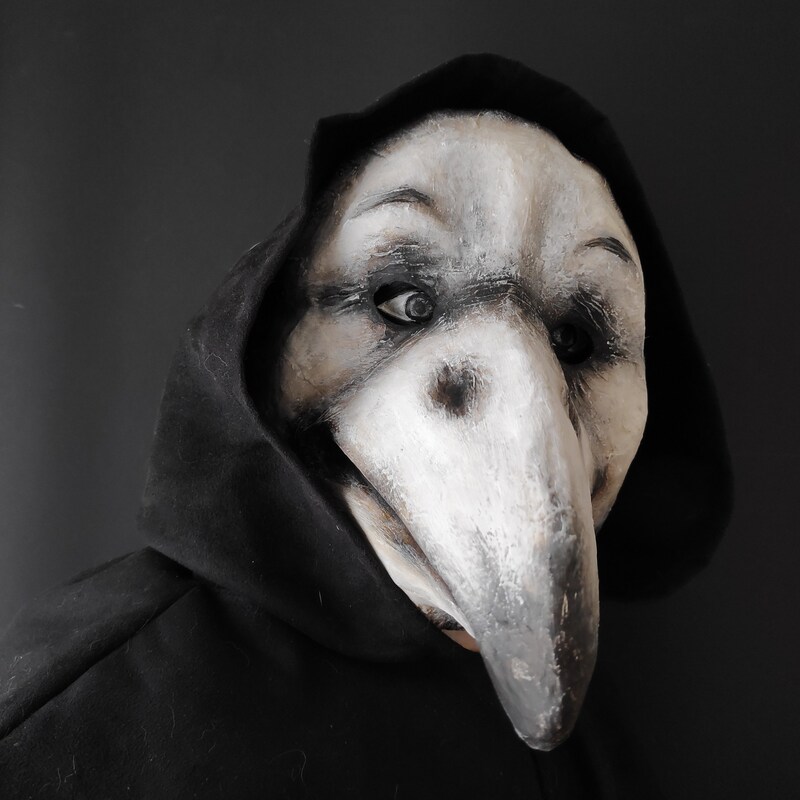 Crow Mask - Etsy