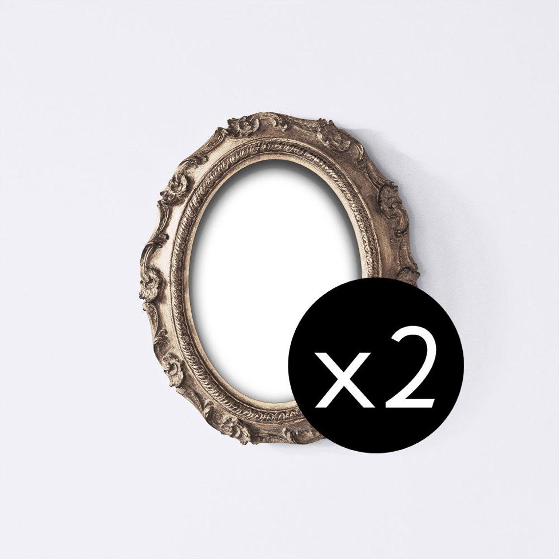Copper Picture Frame, Copper Frame, Oval Framed, Antique Gold Frame ...