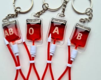 Phlebotomy Glitter Floating Keychain. Nurse Lab Tech Keychain - Etsy