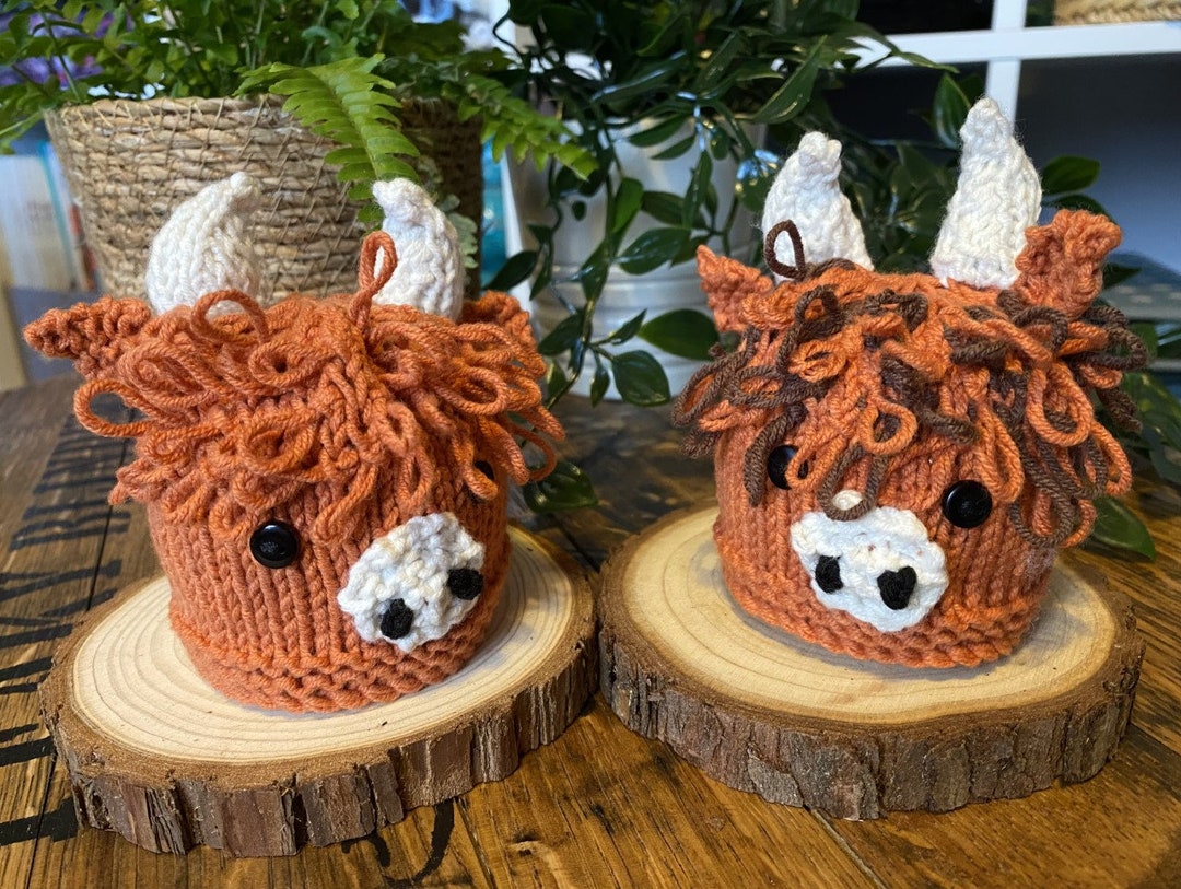 Harris the Highland Cow Chocolate Orange Knitting Pattern - Etsy