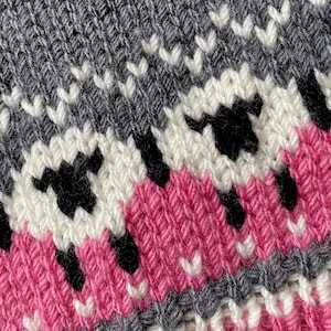 Fyne Flock of Sheep Hat Knitting Pattern Baby Toddler, Child, Teenager ...